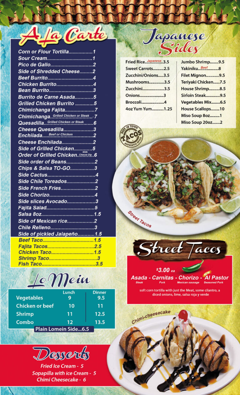 Wasabi Restaurant – The Best Mexican and Japanese Food in Somerset ...